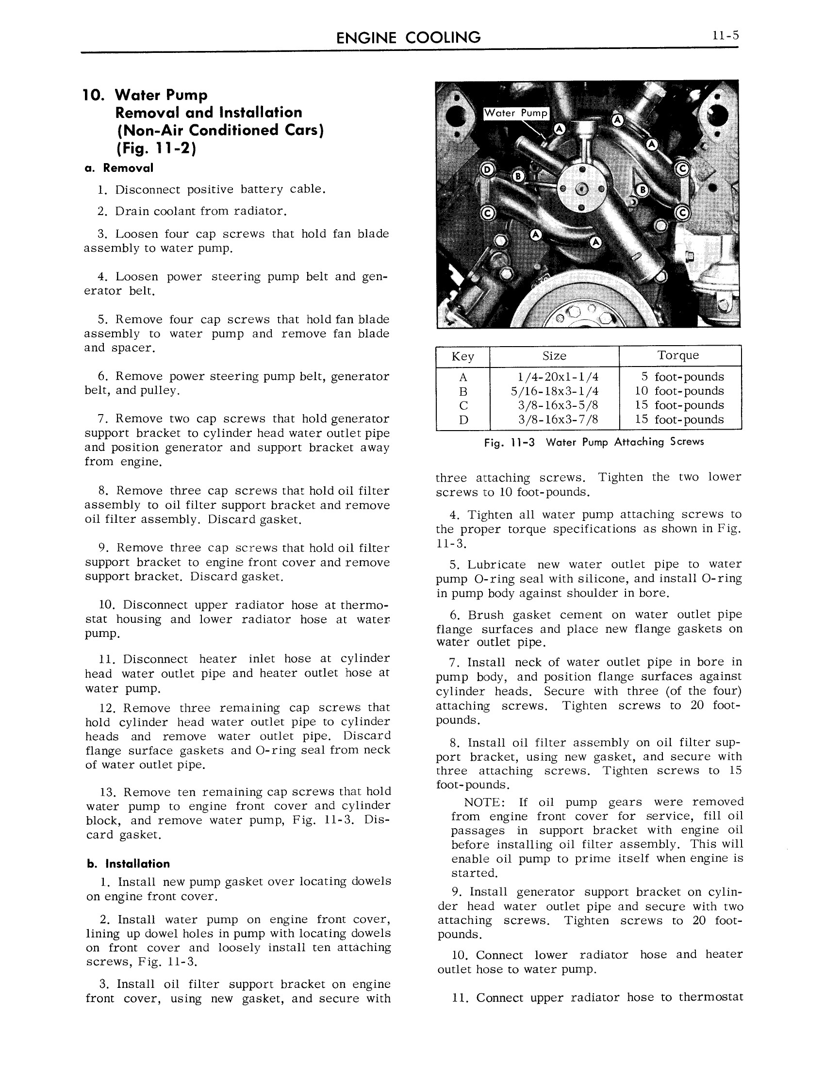 1963 Cadillac Shop Manual- Cooling System Page 5 of 10